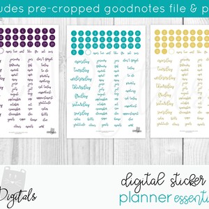 Digital Planner Essentials | Dates Days Months Stickers | Functional ...