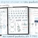 June 2020 Monthly Kit Digital Planner Stickers Part 1 and Part 2 ...