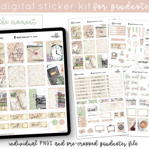Fall Digital Planner Stickers Digital Stickers Goodnotes Ipad | Etsy