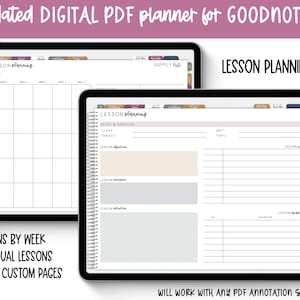 Digital Homeschool or Virtual Learning Planner | Undated Digital ...