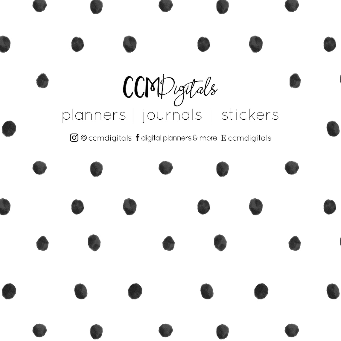 Black and White Digital Planner Stickers | Positive and Motivational ...