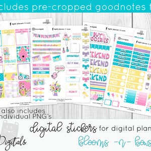 Digital Planner Spring Stickers | Goodnotes Stickers | iPad Stickers ...