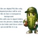 Pickles Clipart Bundle PNG Digital Download Funny Pickles Nurse Golfer ...