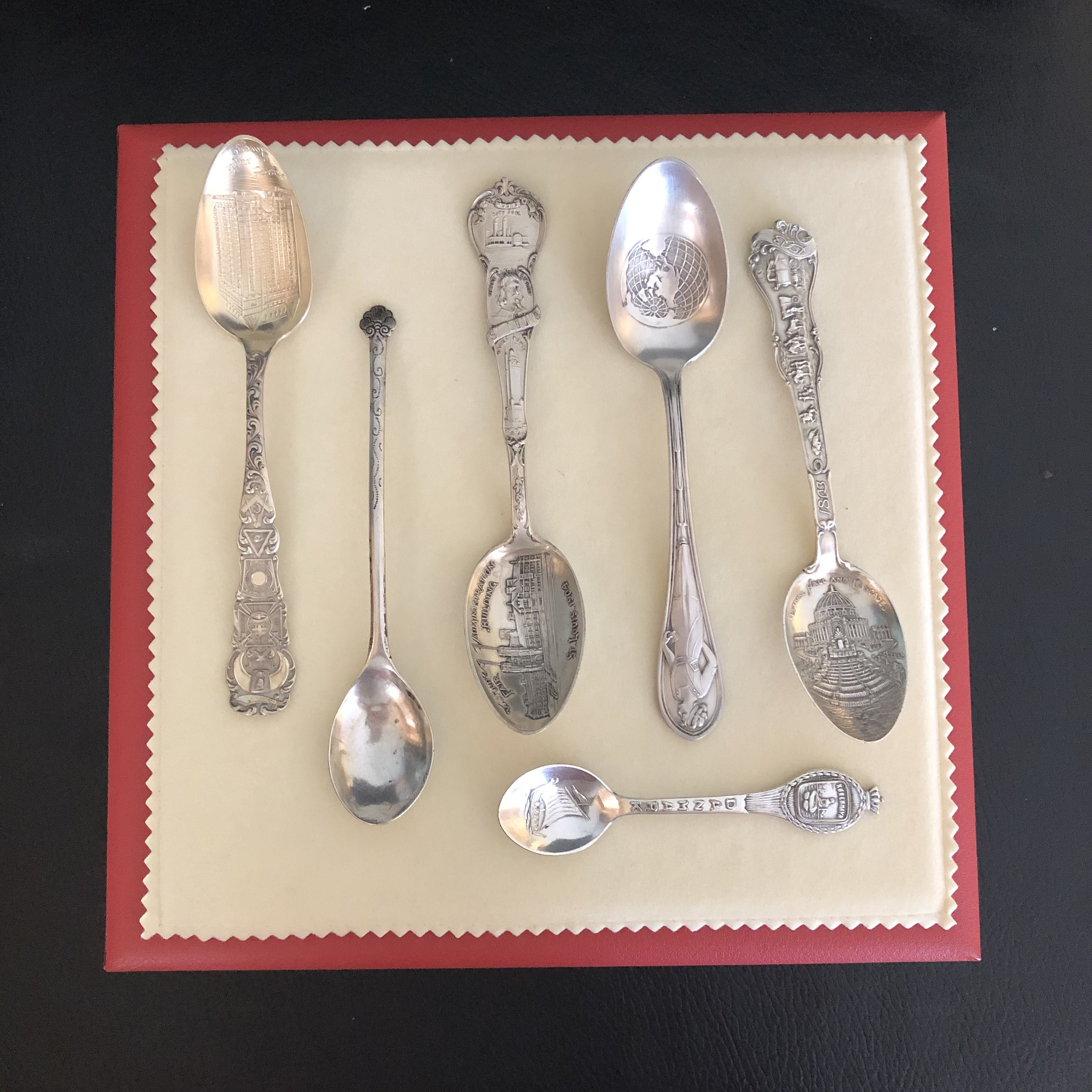 Sterling Commemorative Spoon Chicago Masonic Temple Antique 1900’s ...