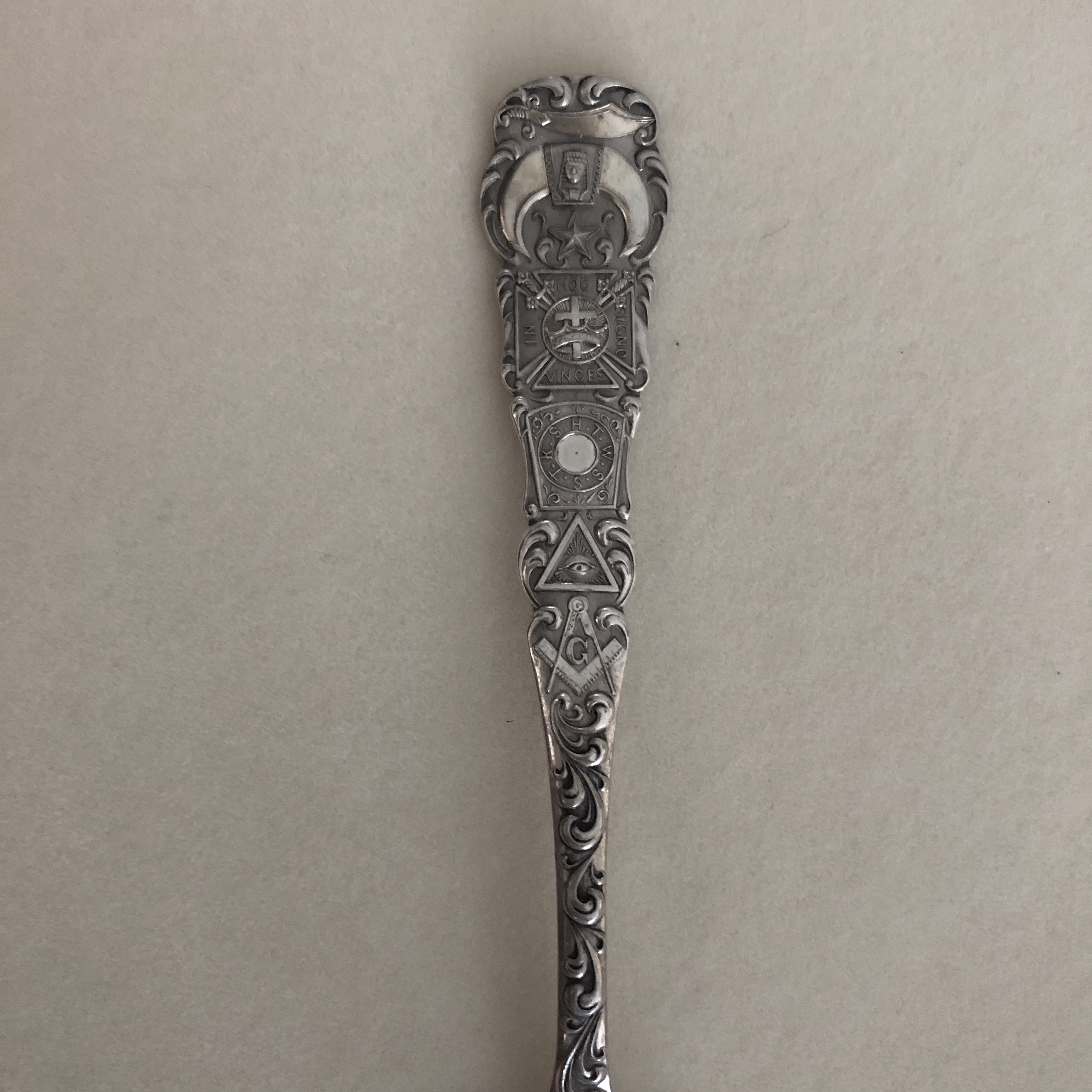 Sterling Commemorative Spoon Chicago Masonic Temple Antique 1900’s ...