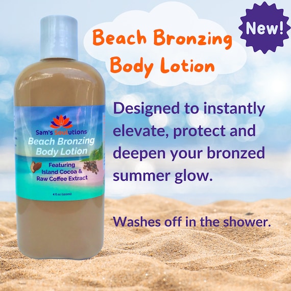 Beach Bronzing Body Lotion Instant Bronzed Color Self Tan - Etsy