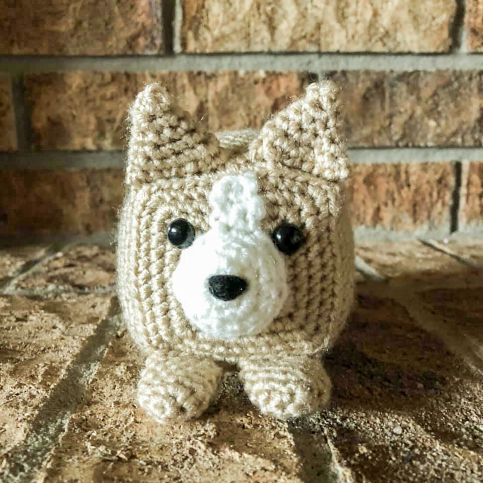 Cubed Sploot Corgi Amigurumi Crochet Plush Toy - Etsy