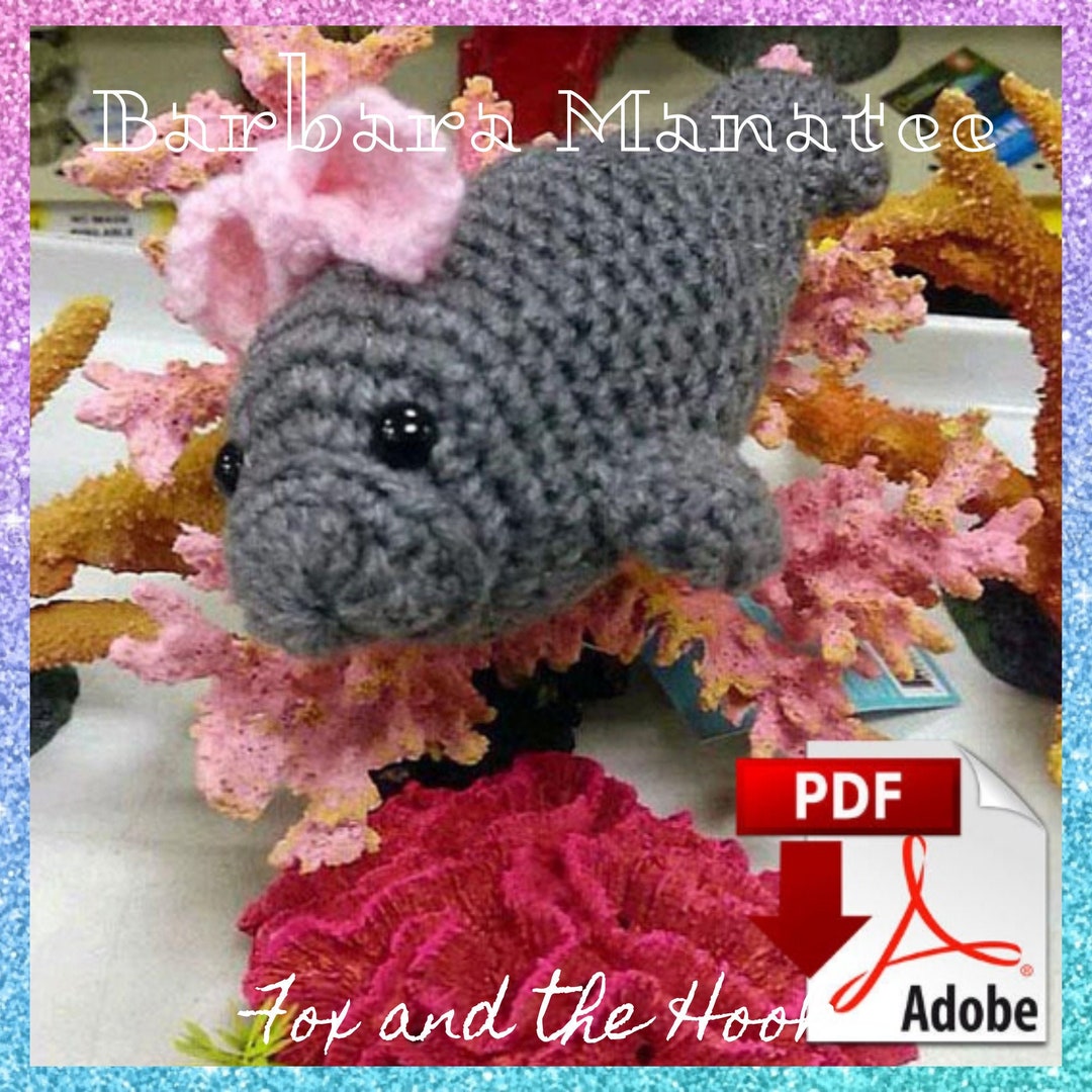 Barbara Inspired Manatee Crochet Pattern PDF - Etsy