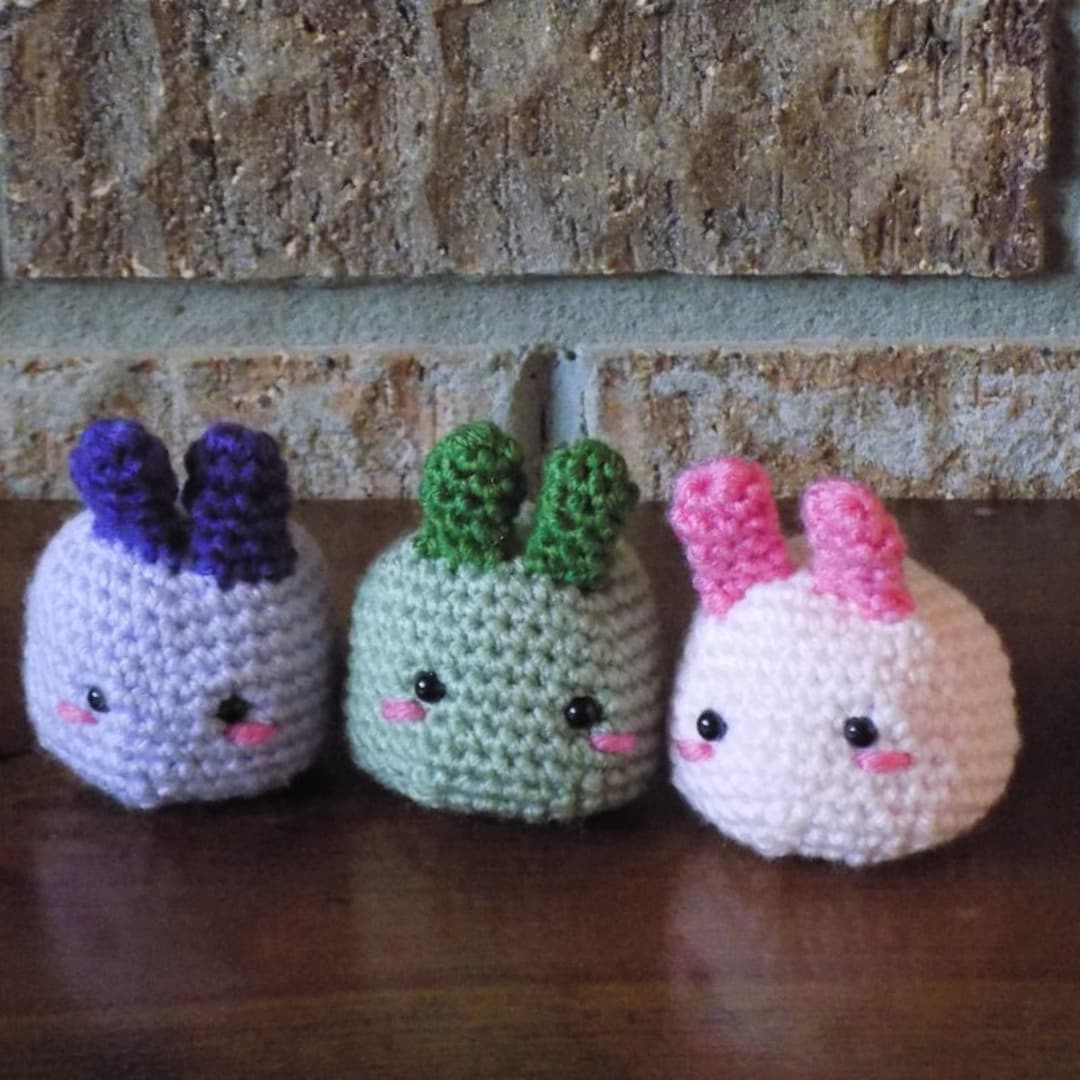 Mochi Bunnies - Amigurumi Crochet Plush Toy - Etsy