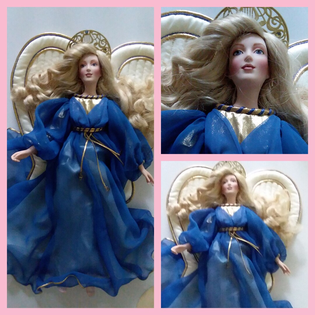 Angel Collectable Porcelain Doll - Etsy
