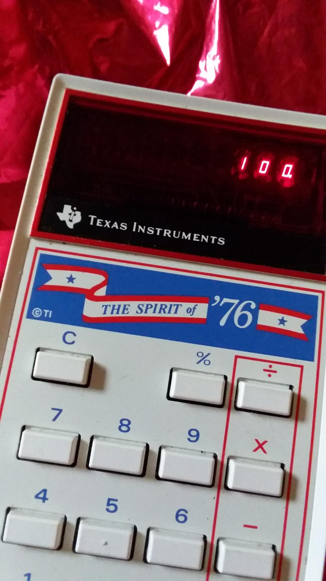 1976 Texas Instrument Calculator - Etsy