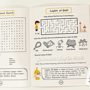 Ramadan Activity Book for Kids, Ramadan Coloring, Ramadan Activities ...