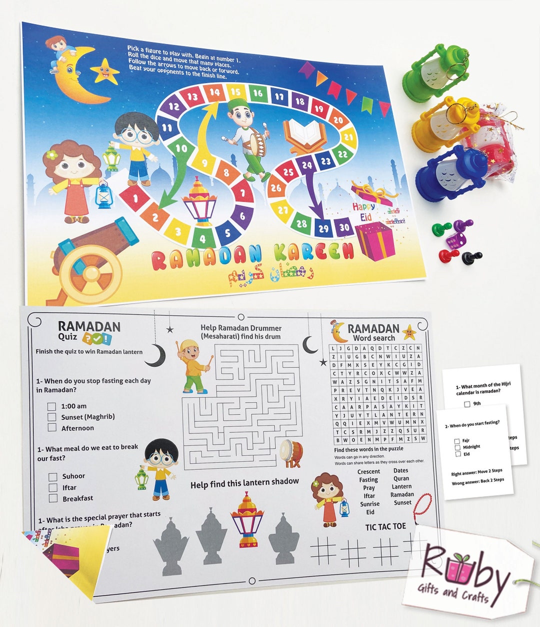 Ramadan Board Game, Ramadan Activities for Kids, Ramadan Games, Ramadan ...