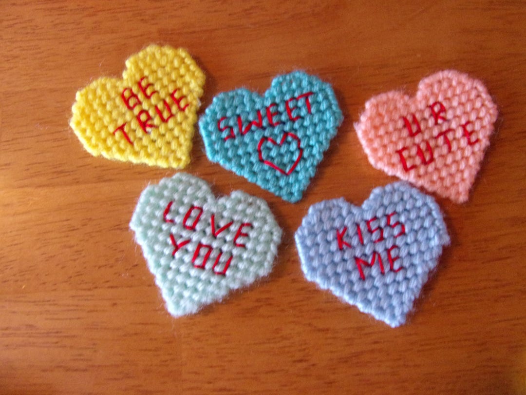 Conversation Hearts Magnets - Etsy