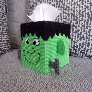 Frankenstein Tissue Box Cover - Etsy