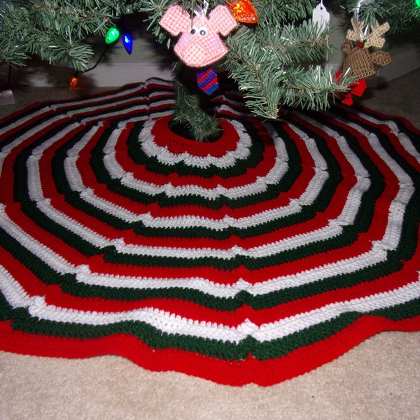 Crocheted Tree Skirt - Etsy