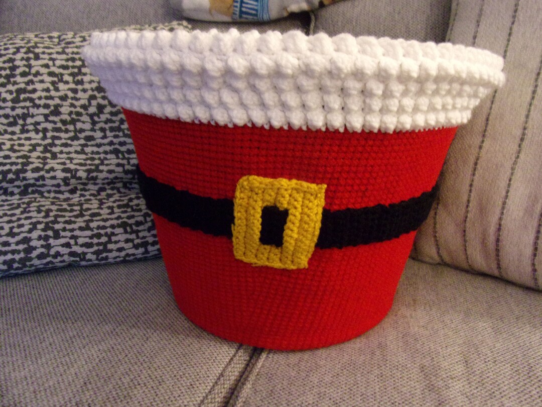Santa's Basket Crochet - Etsy