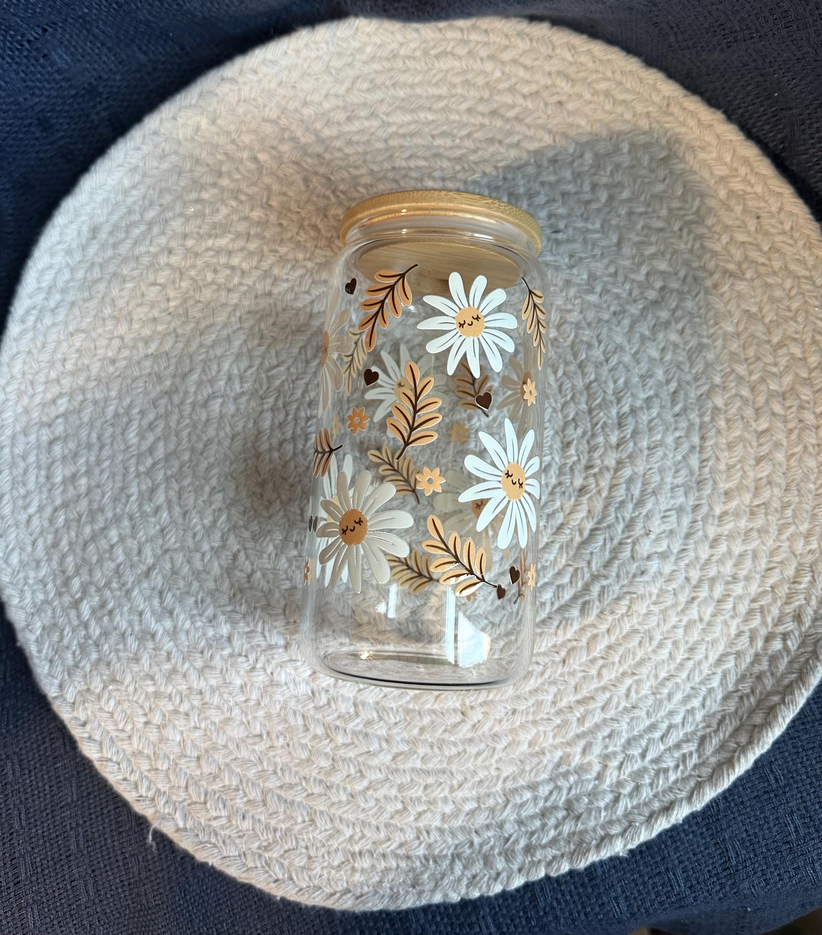 Floral Glass Libbey Cups - Etsy