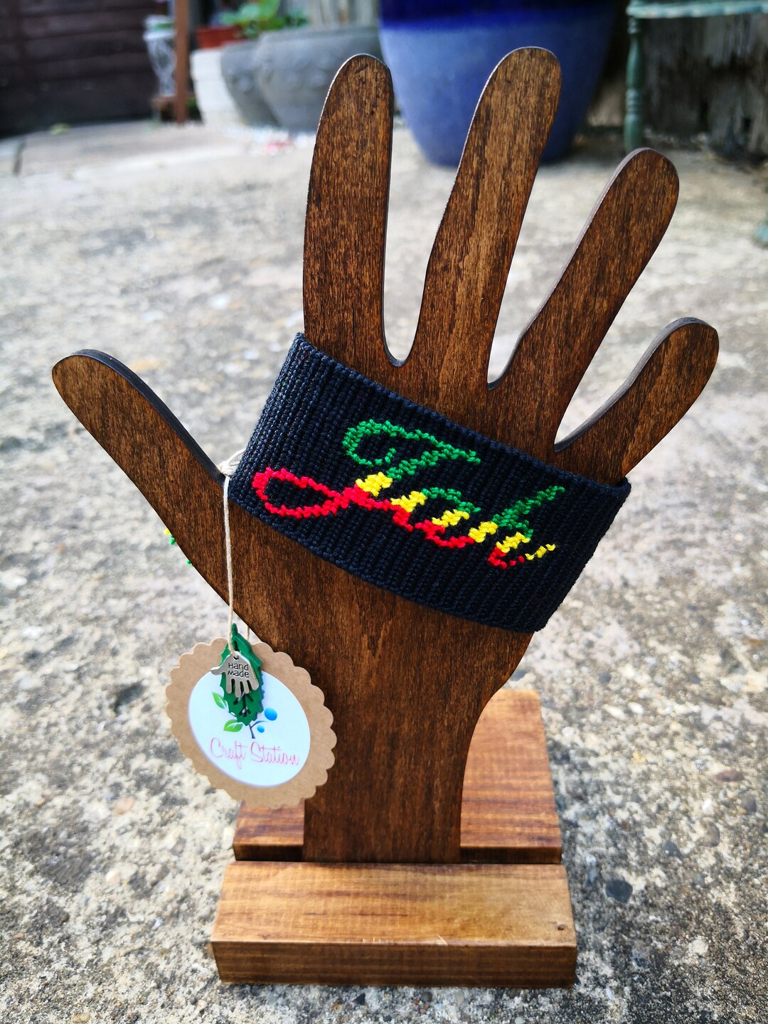 Rasta Bracelet Reggae Bracelet Jah Rastafari Bracelet Macramé Bracelet ...