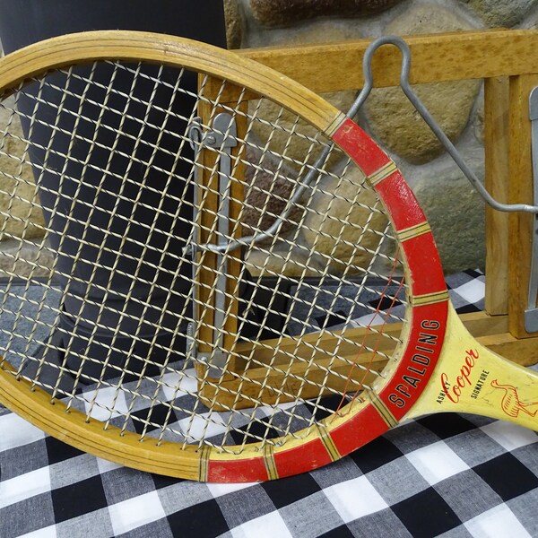 Wood Tennis Racket - Etsy
