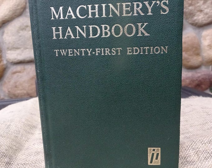 Vintage 1980 General Industrial Machinery's Handbook 21st Edition by ...