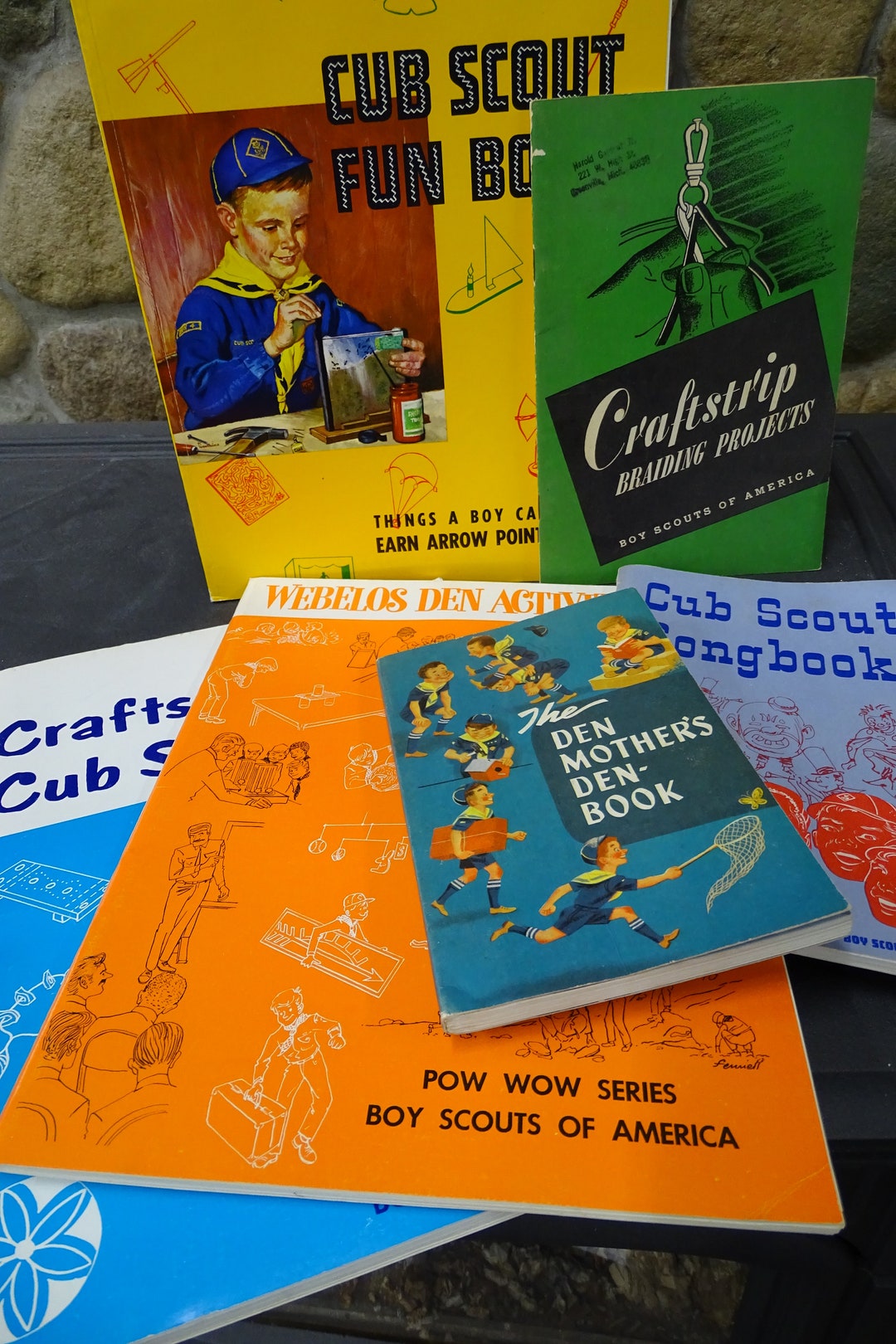 Collection of Vintage Cub Scout, Webelos and BSA Project, Activities ...