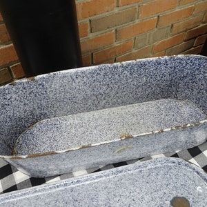 Vintage Gray Speckled Enamel Fish Steamer Pan With Lift-out Tray and ...