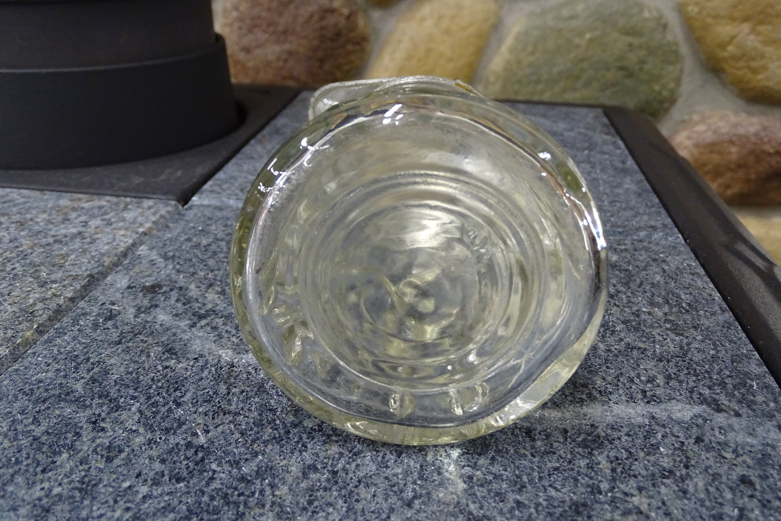 Vintage Pressed Glass Syrup Jar With Tin Lid Retro Pressed - Etsy