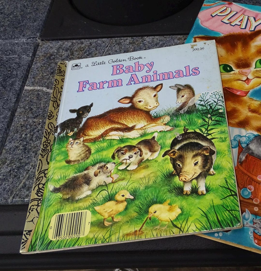 Vintage 1958 Little Golden Book: Baby Farm Animals, Garth Williams - Etsy
