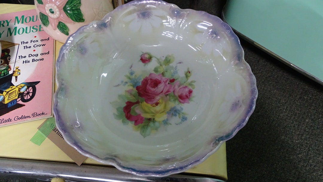 German Lusterware Vintage Easter Serving Bowls, Vintage, Serving Bowls ...