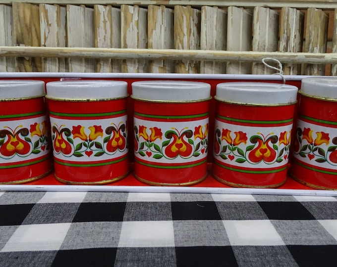 Set of 8 Vintage Wagner's Spice Tins - Etsy
