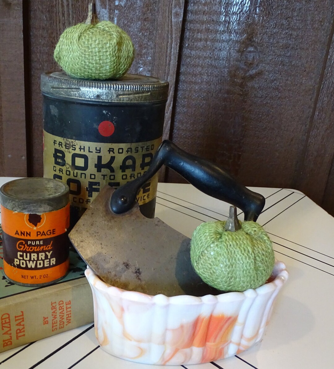 Halloween Decorating, Antique Cast Iron Handle Chopper/cleaver, Vintage ...