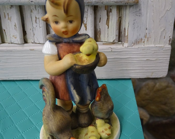 Hummel chick Girl 57/0, Height 3 1/4 Inches, TMK-6, Backstamp 1984, Artisan 1984, New-in-box ...