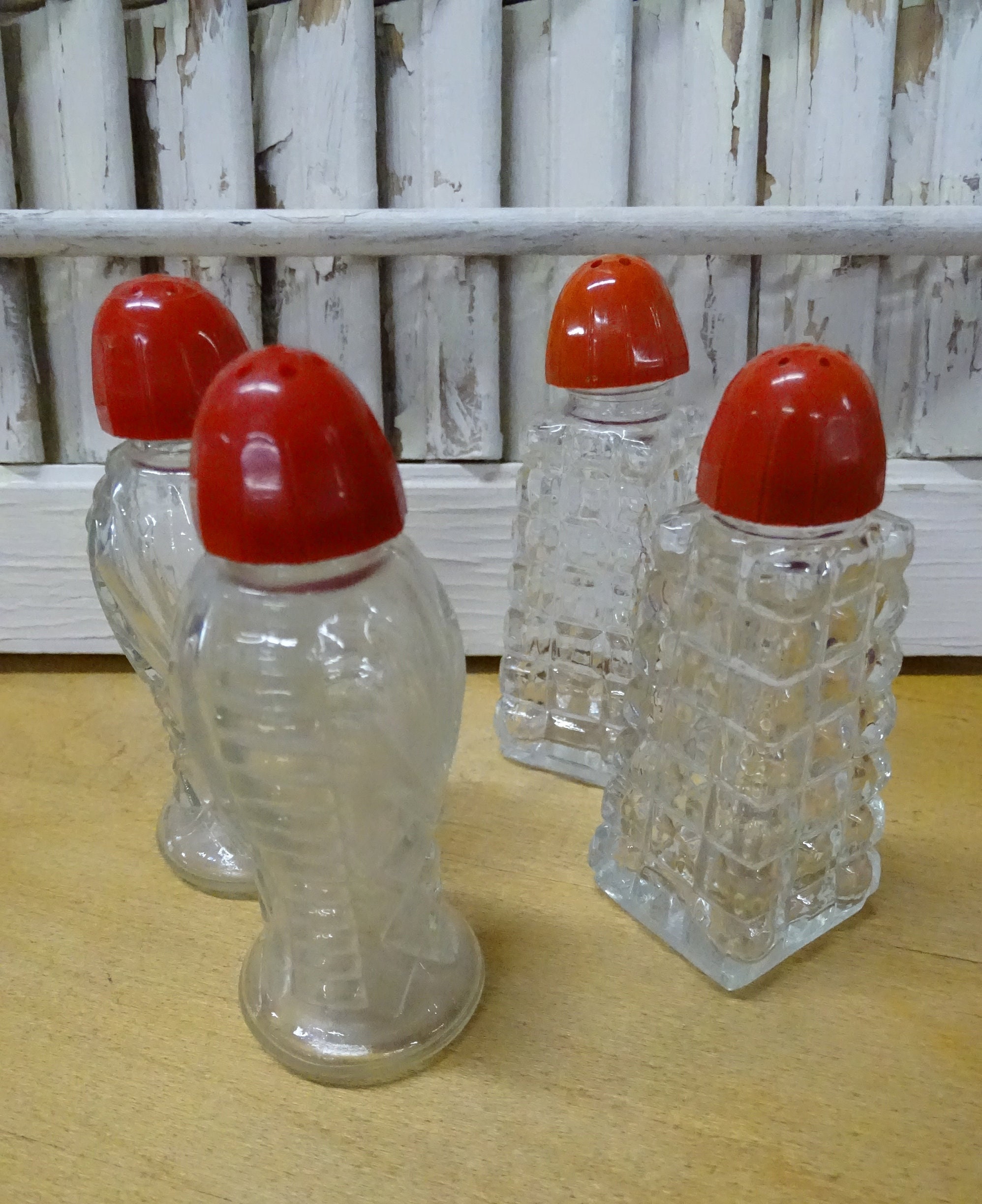 Glass Red Top Salt - Etsy