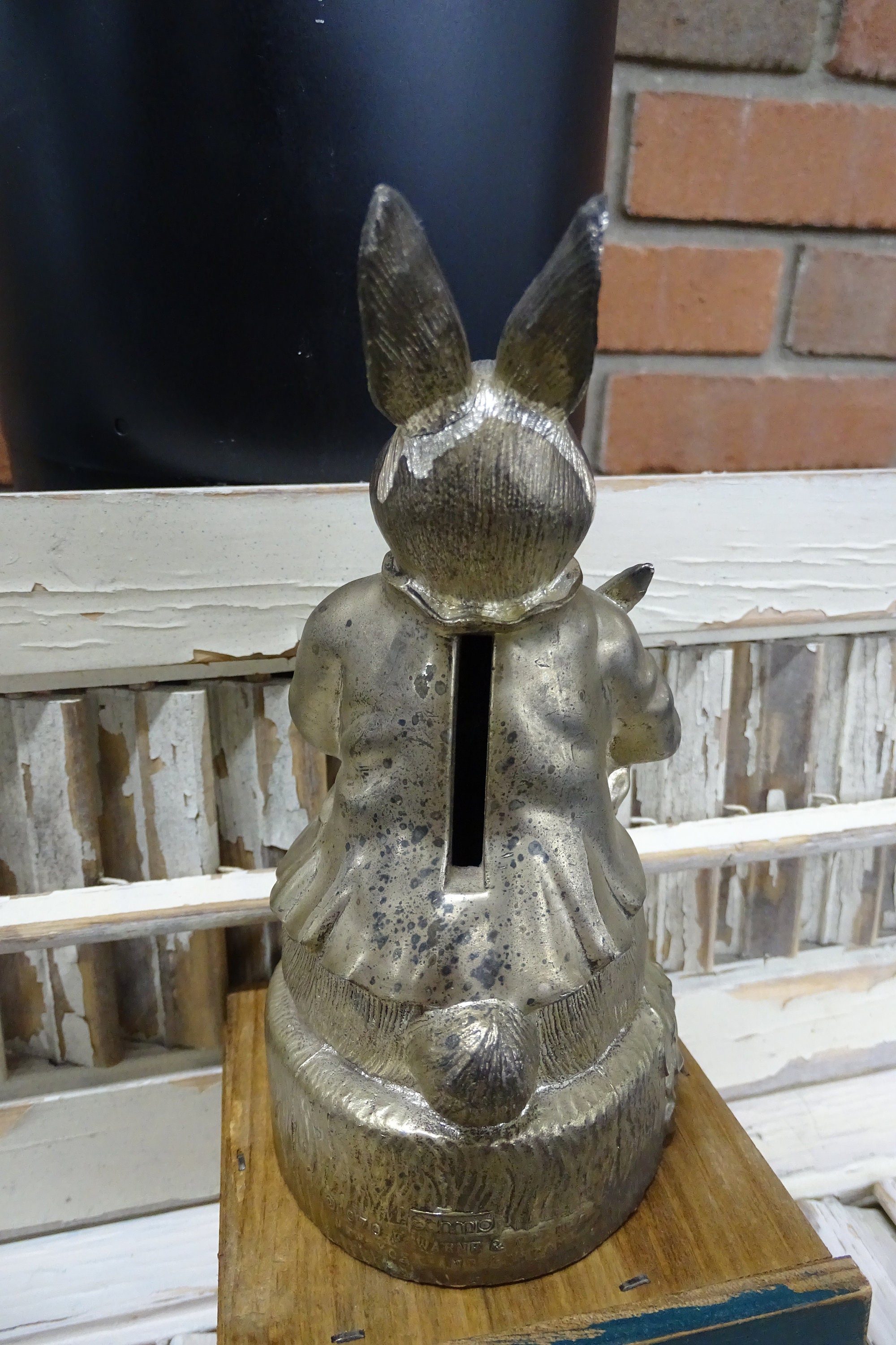 Vintage Metal Peter Rabbit Bank Gold Metal Peter Rabbit Bank | Etsy