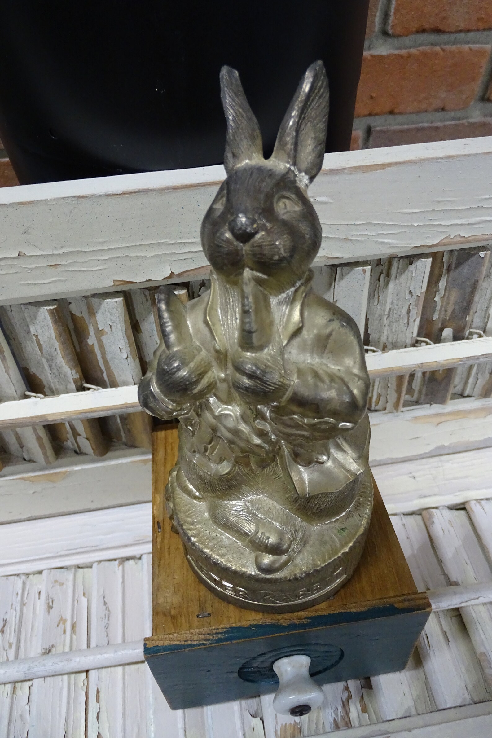 Vintage Metal Peter Rabbit Bank Gold Metal Peter Rabbit Bank | Etsy