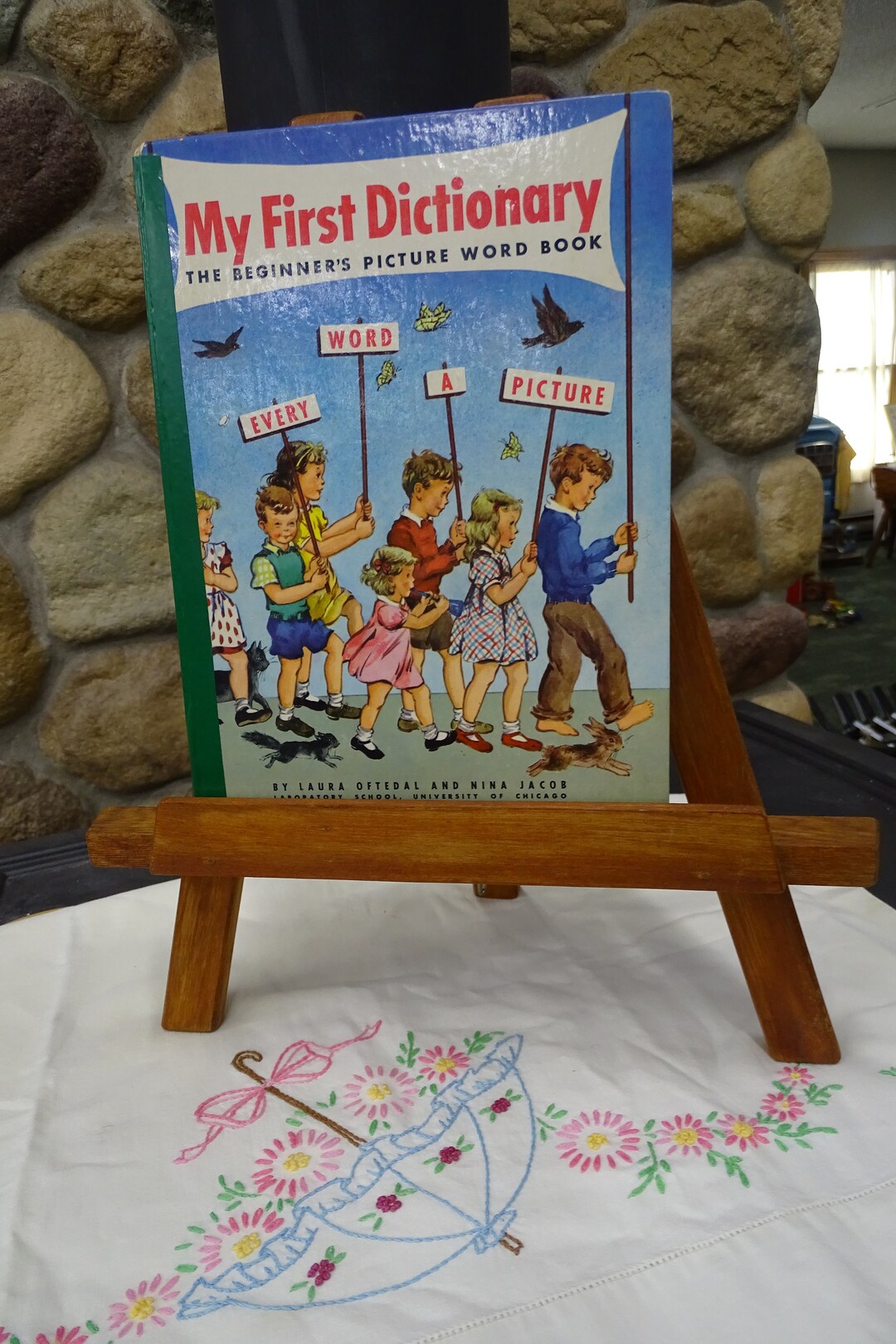 1970 "my First Dictionary" by Laura Oftedal & Nina Jacob, Illustrated ...