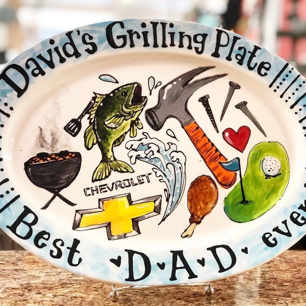 Ceramic Plates Painted Custom - Etsy