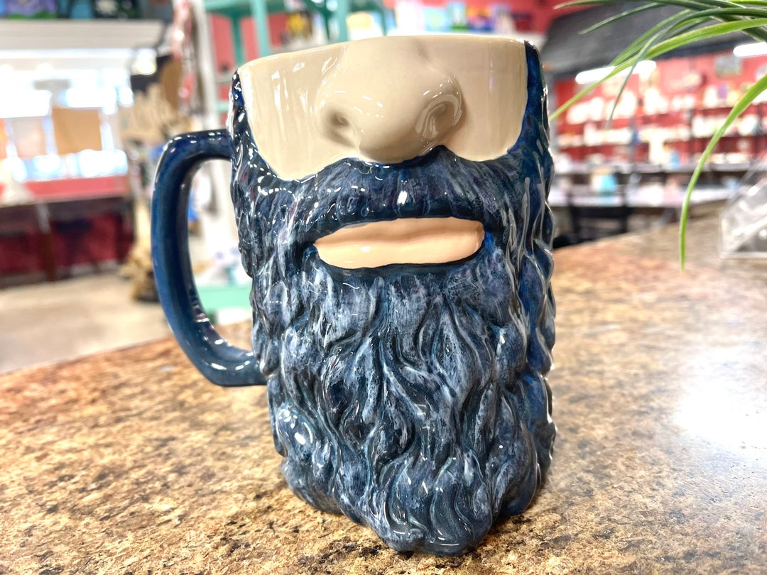 BEARD BEER STEIN Mug Father's Day Gift Cup Bearded 28 Oz Large ...
