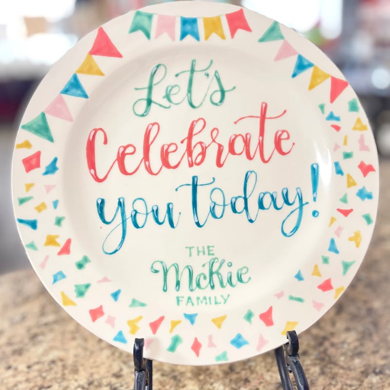 Family Celebration Plate - Etsy