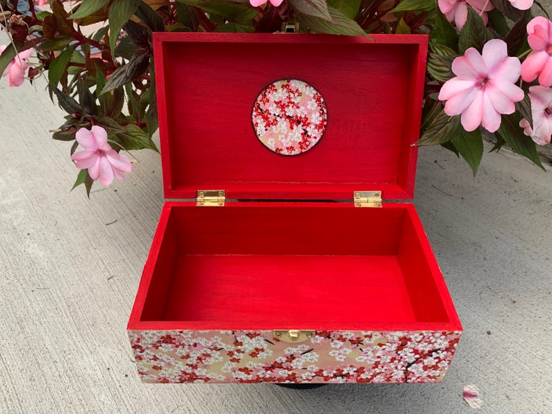 Handcrafted Japanese Theme Decoupage Wooden Box Keepsake Box - Etsy
