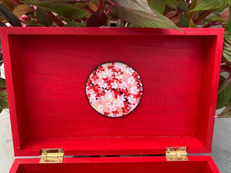 Handcrafted Japanese Theme Decoupage Wooden Box Keepsake Box - Etsy