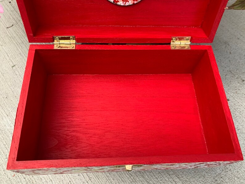 Handcrafted Japanese Theme Decoupage Wooden Box Keepsake Box - Etsy