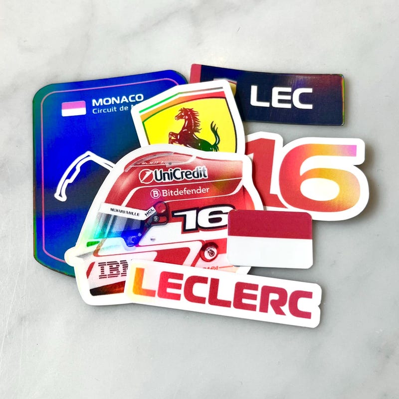 Ferrari Helmet Decal - Etsy