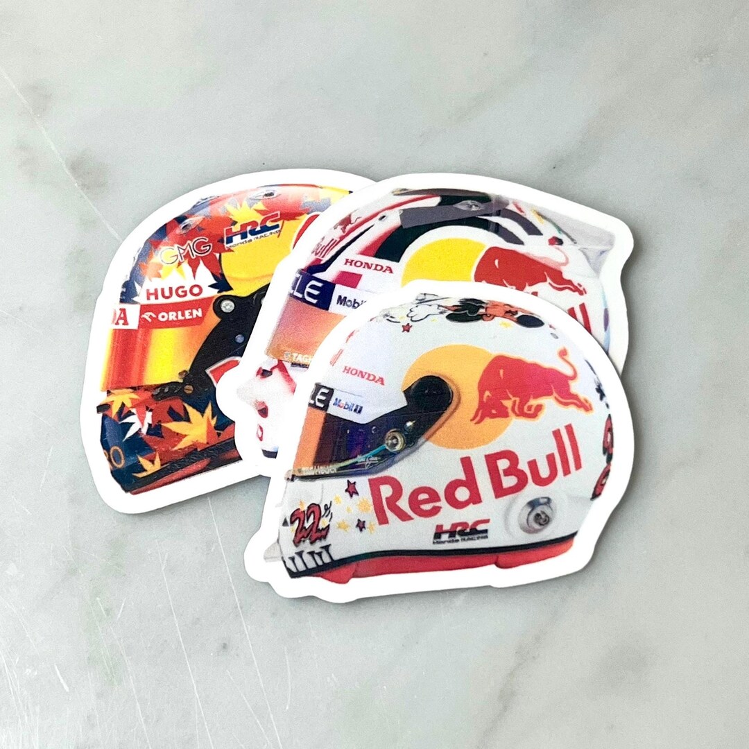 Yuki Tsunoda Helmet Variation - Select 2025 Race Design - Waterproof ...