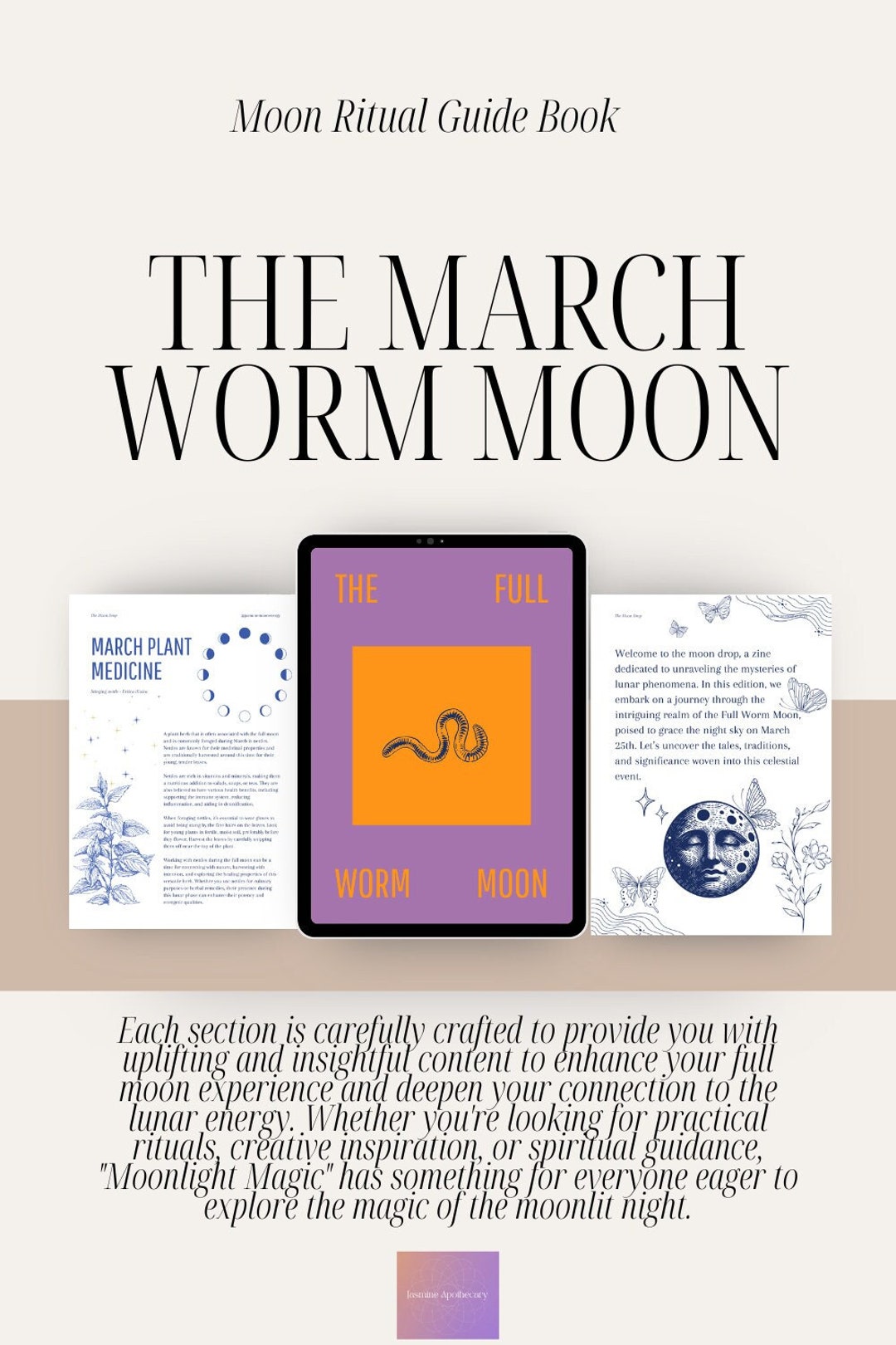 The March Full Worm Moon Ritual Guidebook Zine - Etsy