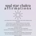 Soul Star Chakra Affirmations Chakra Healing Reiki Healer Reiki Master ...