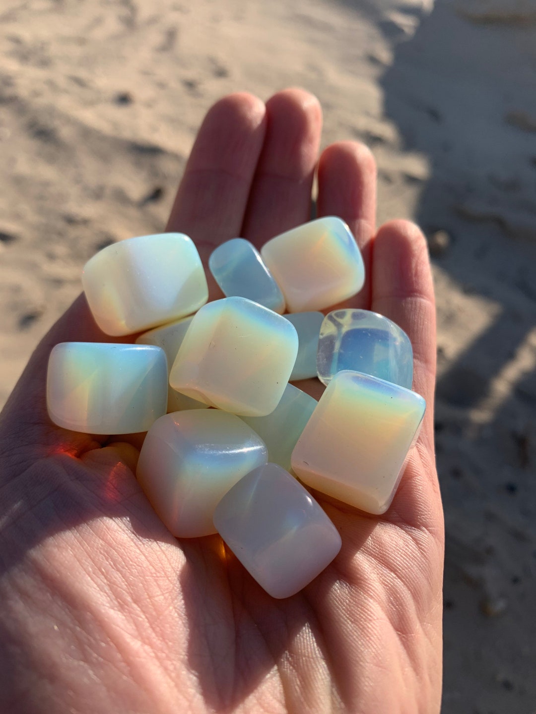 Opalite Crystal Cubes : Third Eye Chakra Crystal Healing - Etsy
