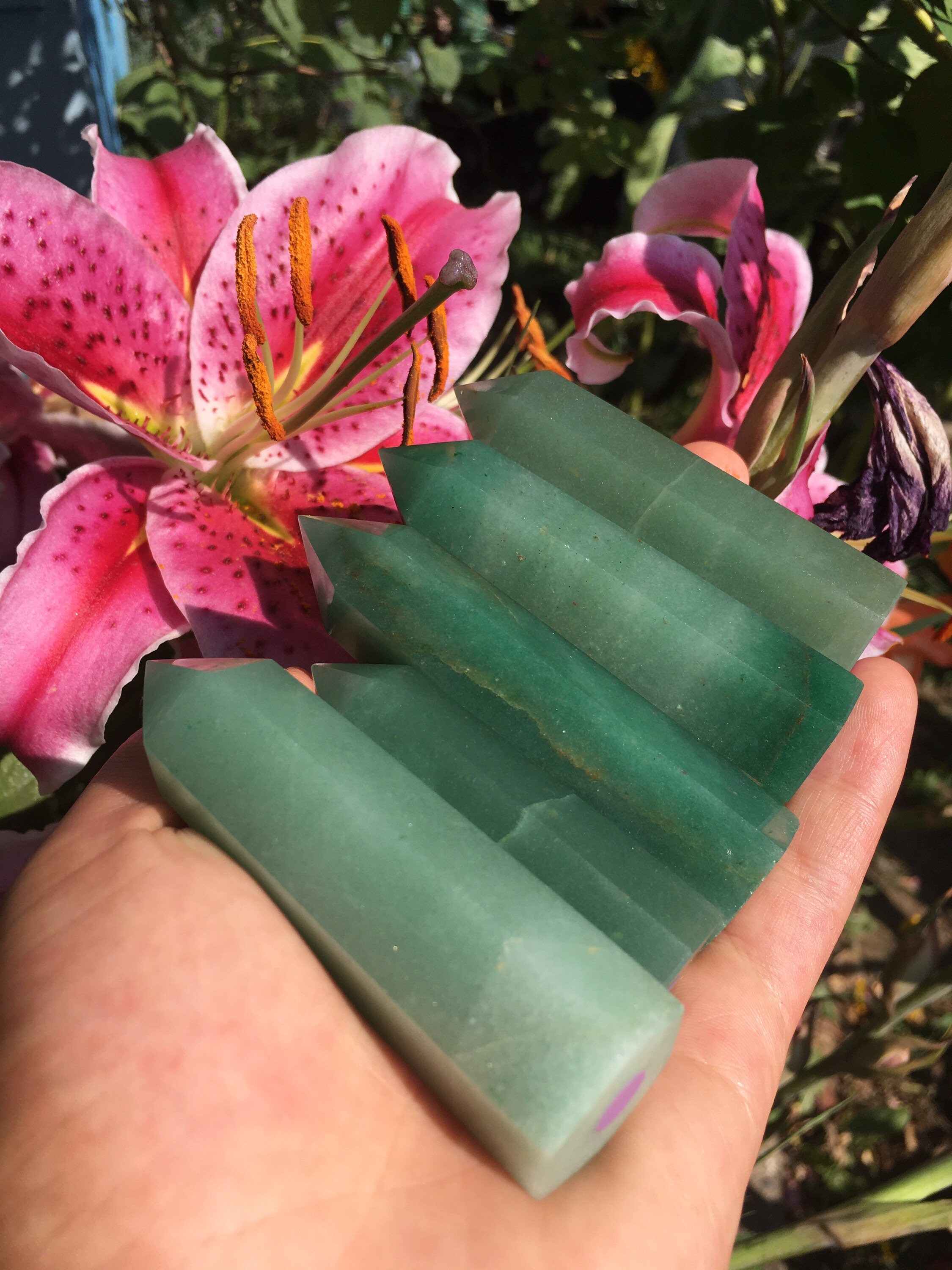 Pretty Green Aventurine Towers - CREATIVITY - CONFIDENCE - Success ...
