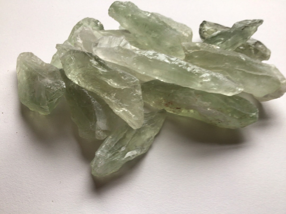 Green Amethyst-one Piece of Natural Rough Green Crystal Quartz ...